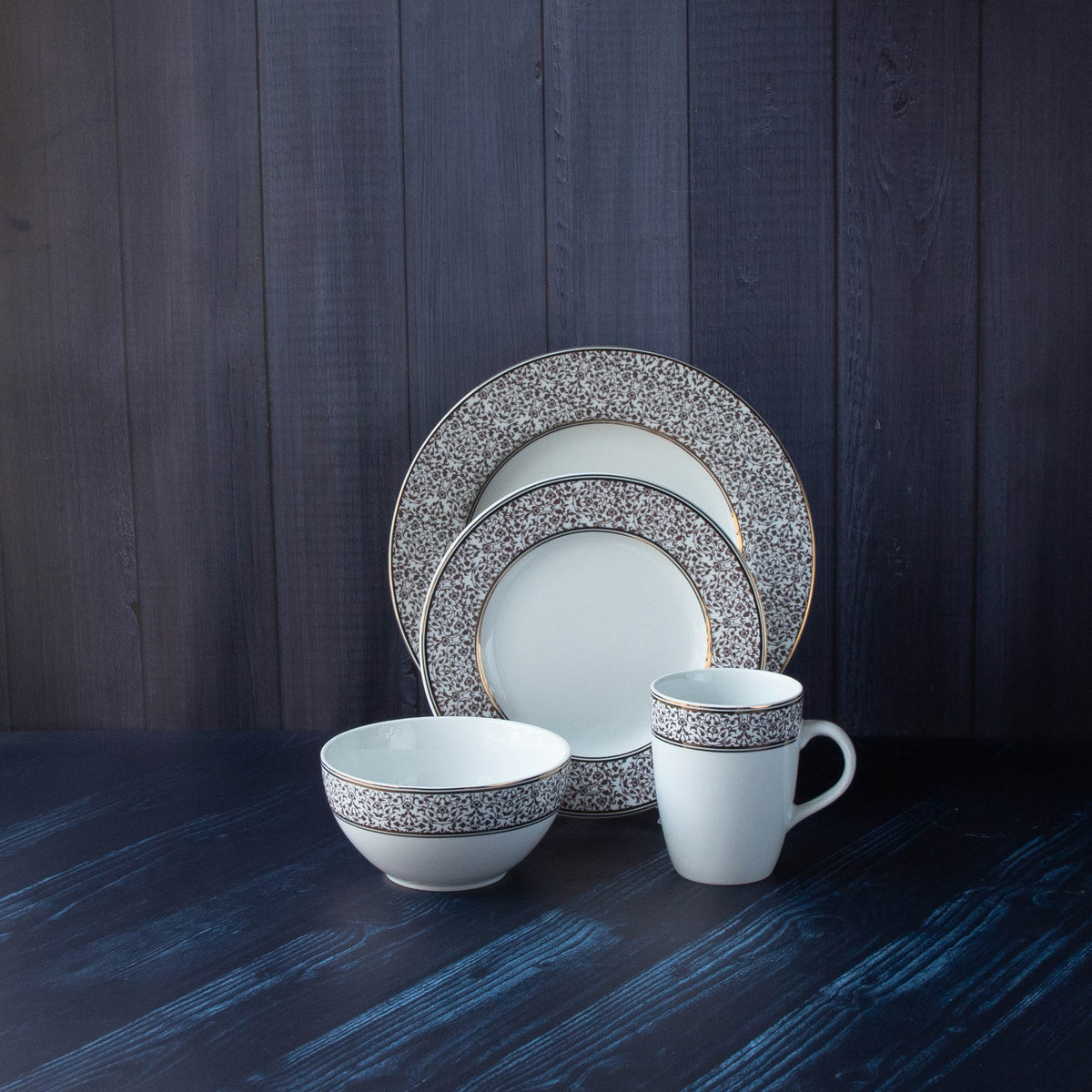 Neutral 16 Pieces Dinner Set In Earth Clay Porcelain – Urban Pear
